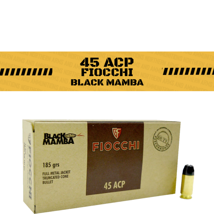 45 BLACK MAMBA FIOCCHI – Northern Arms and Ammunitions