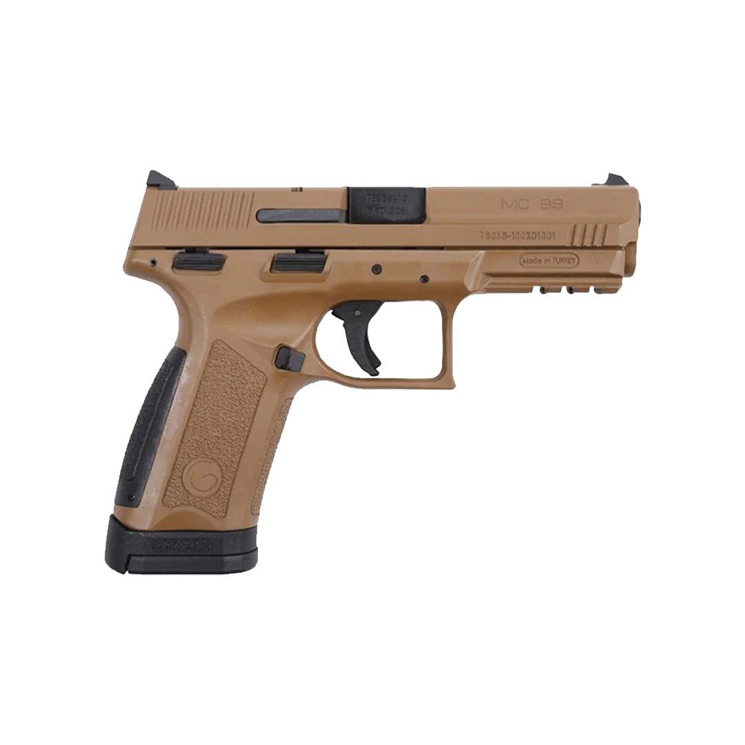GIRSAN MC9 S BARRET BROWN SLIDE POLYMER FRAME – Northern Arms and ...